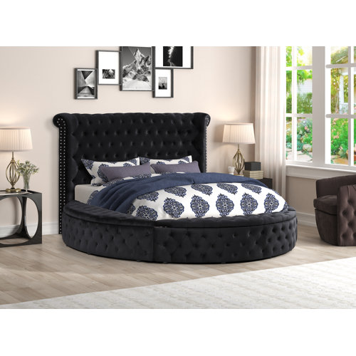 Willa Arlo Interiors Oona Upholstered Wingback Storage Bed And Reviews